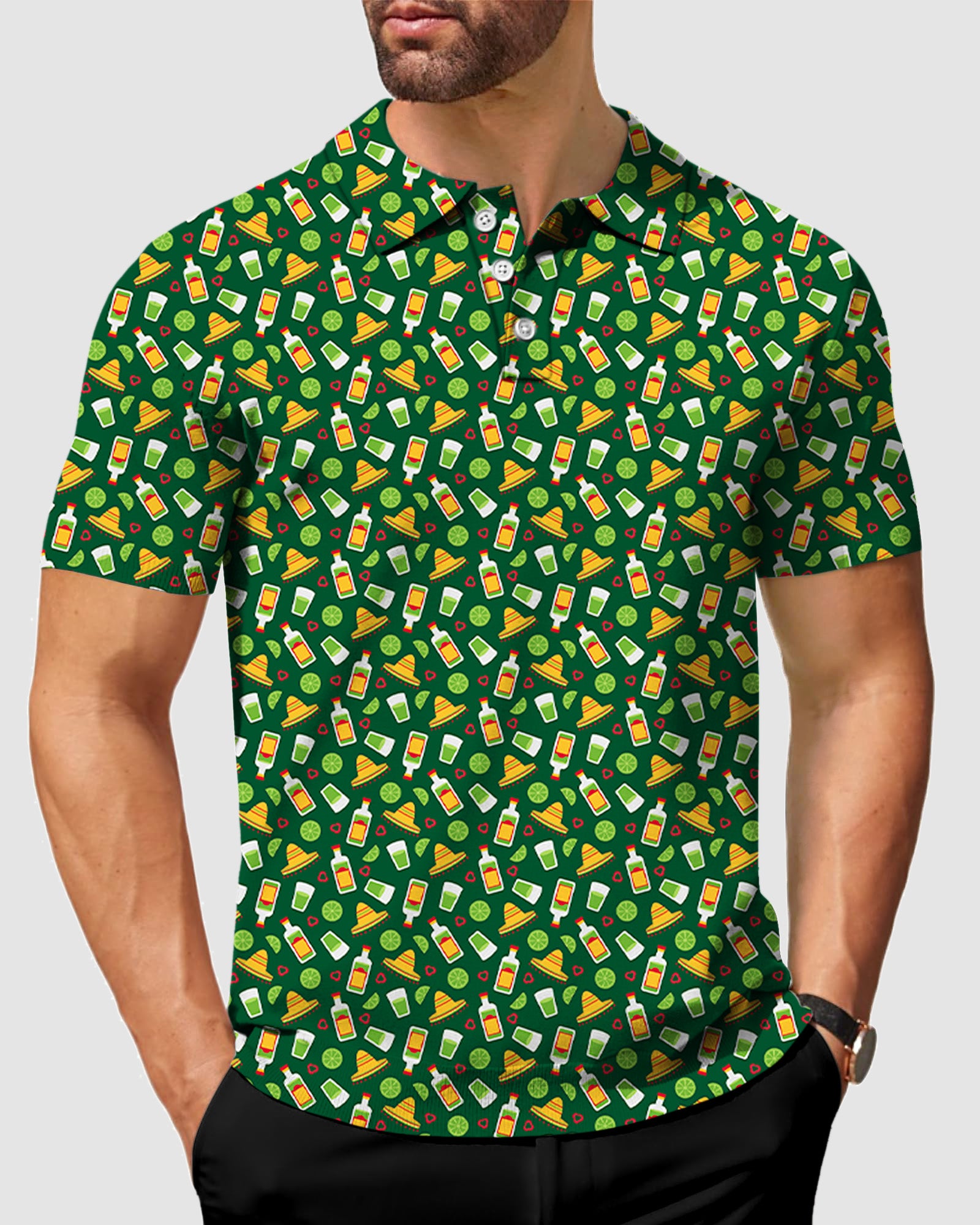 Men's LEMON CHELADA Polo for Customized Elegance & Comfort