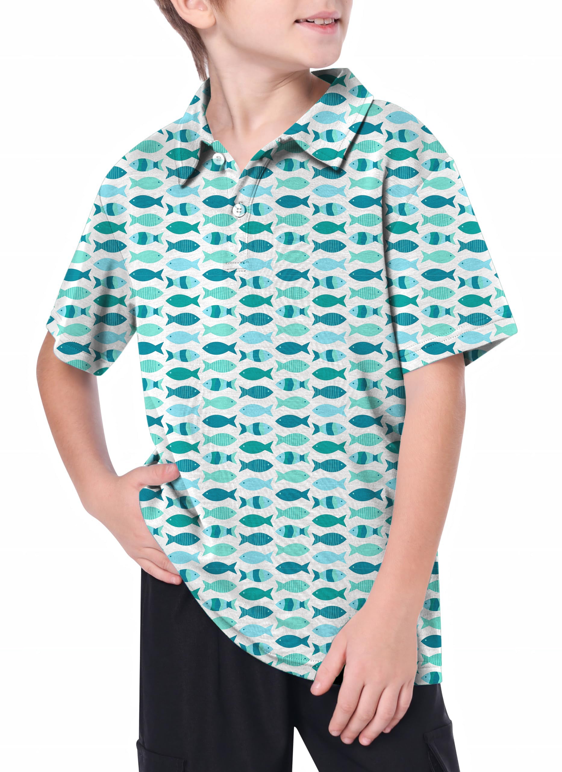 Youth Fish Pond Golf Polo - Limited Edition Performance Polo