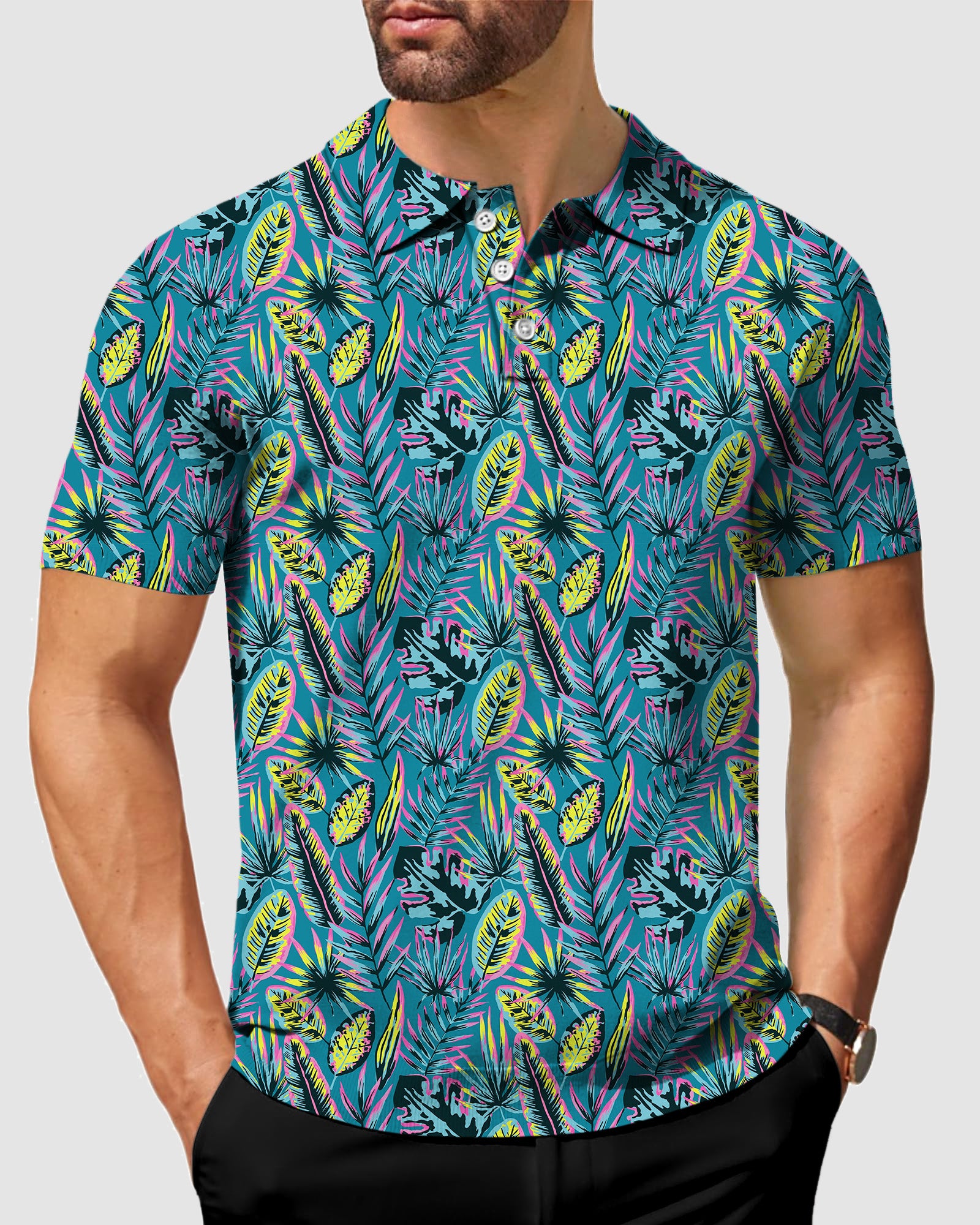 Men's Modern Tropic golf polo