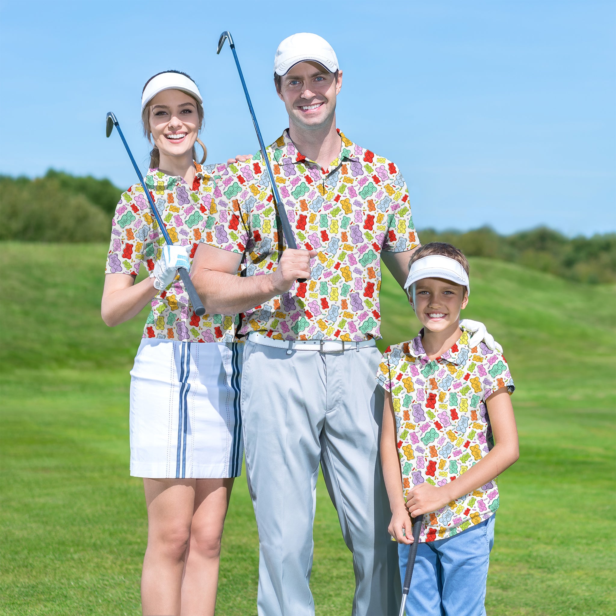 Golf Polo Family set Gummy Bears