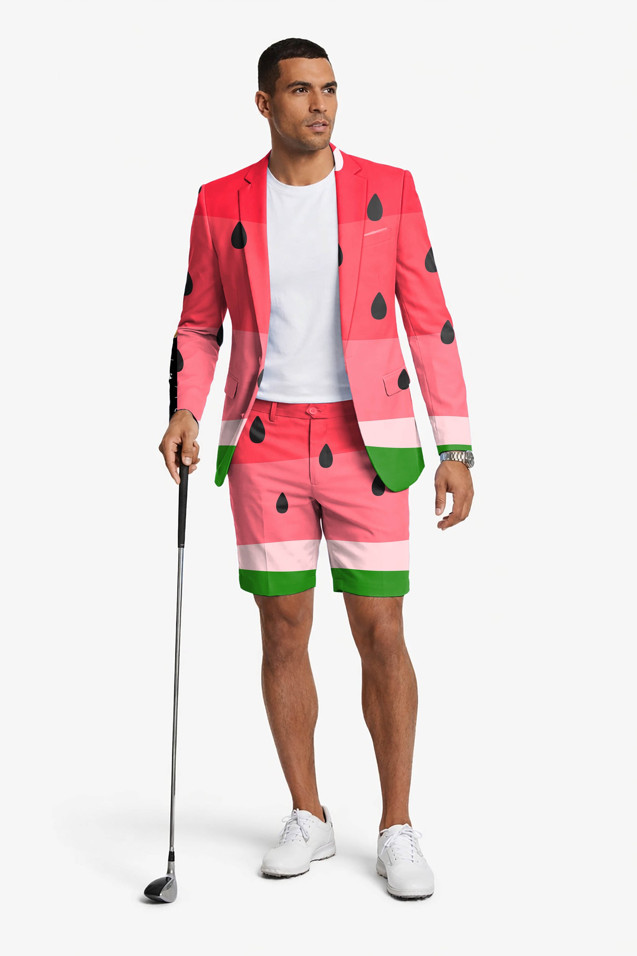 watermelons Men's Party Costumes-Theme Party 2pcs Suit set-Blazer Short
