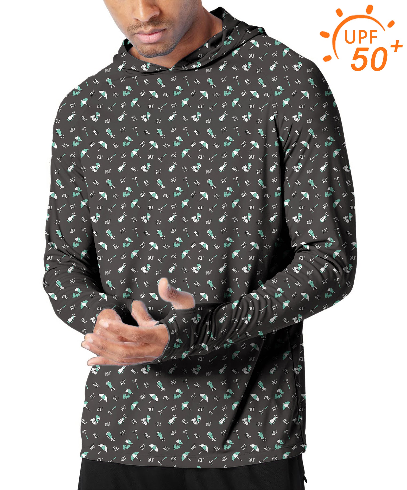 Men's Outdoor Night Vision Golf Equipment Golf Sun Protection Slim Fit ...