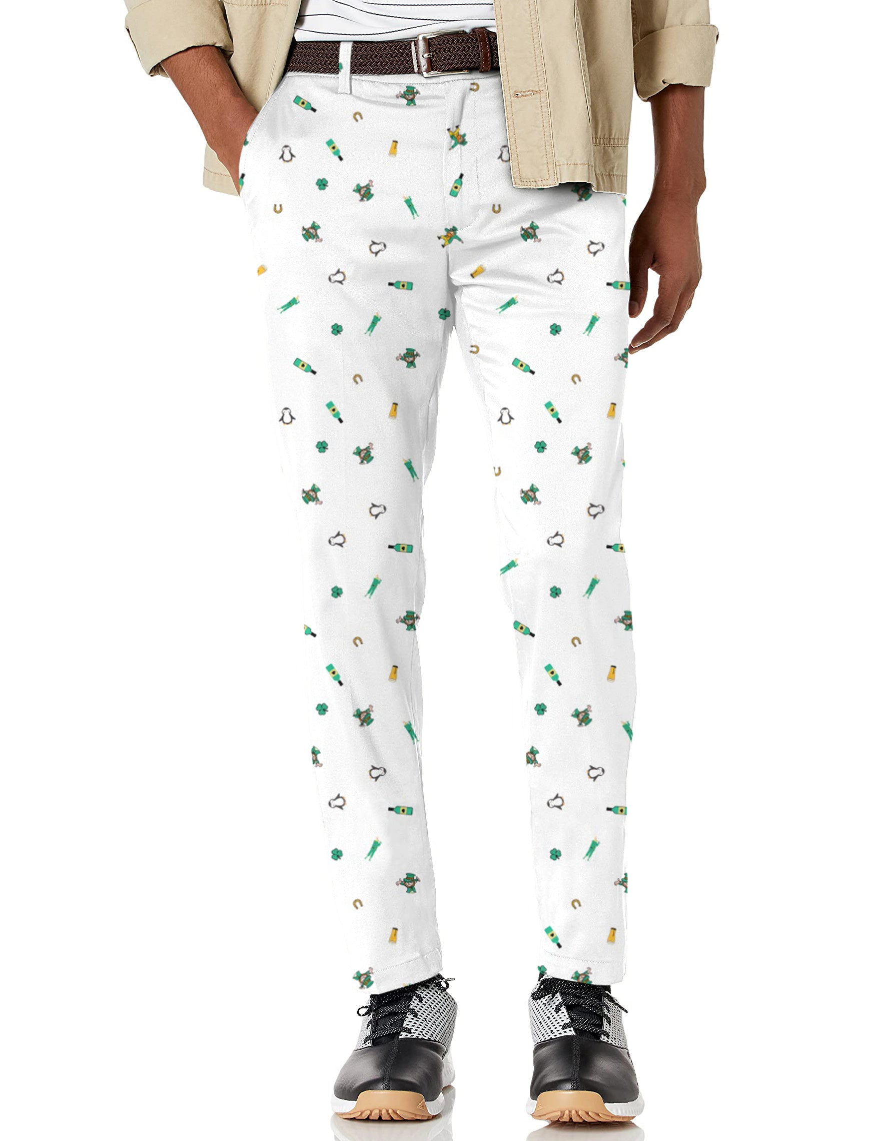 Men's beer Stretch Golf Pants - Lightweight & Wrinkle-Resistant