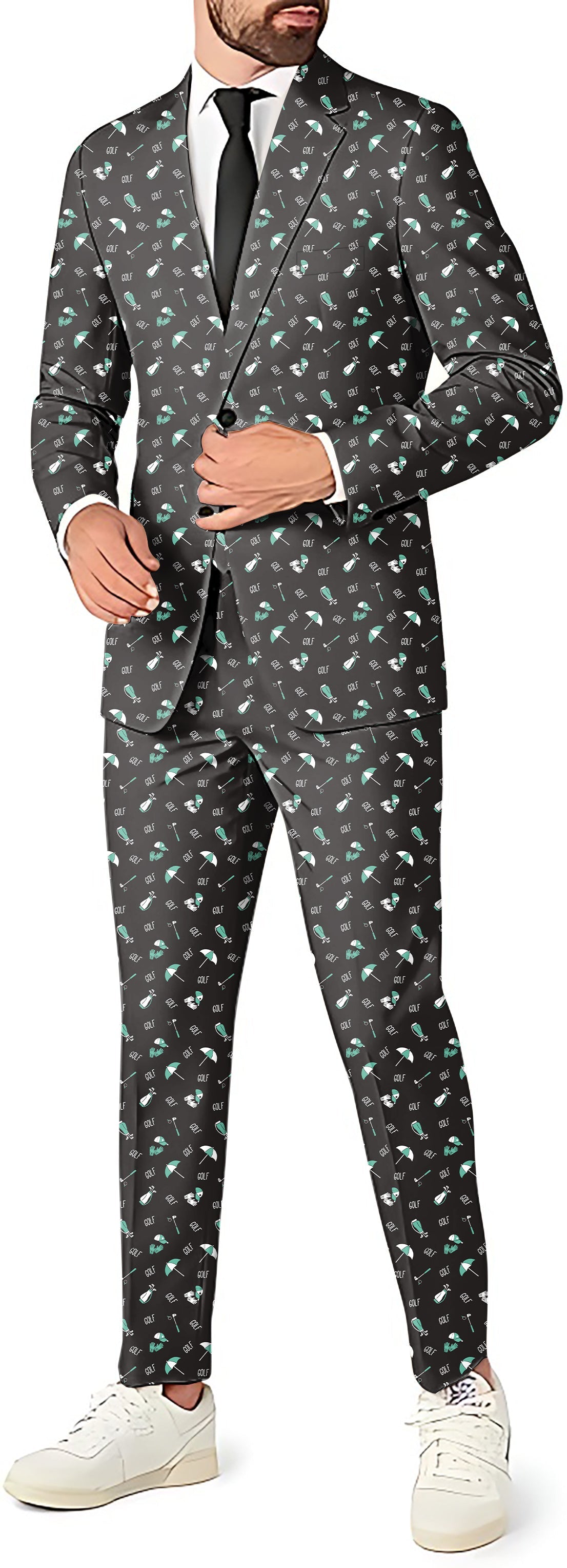 Night Vision Golf Equipment Men's Party Costumes-Theme Party 2 or 3pcs