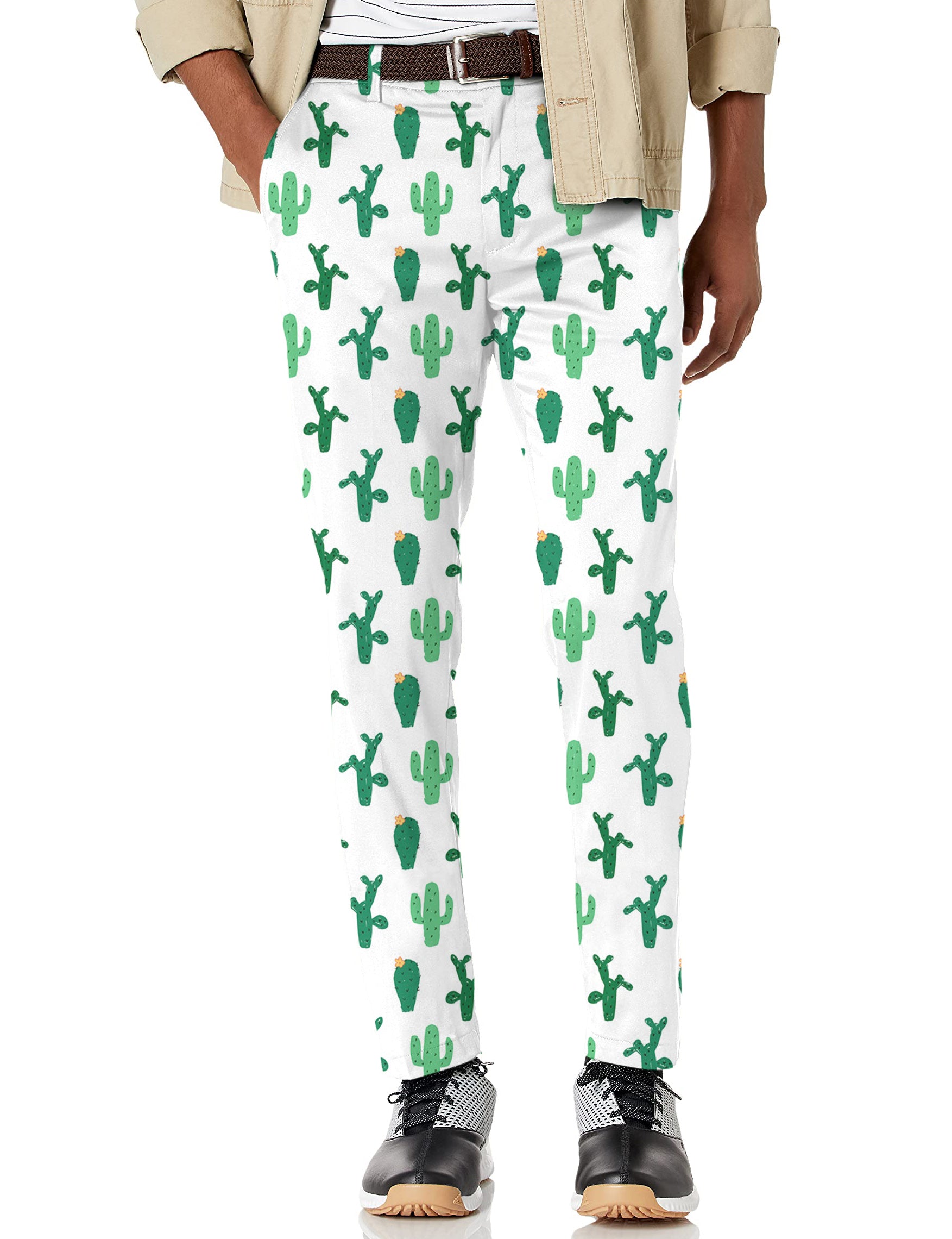 Men's Strange Cactus Stretch Golf Pants - Classic Fit & Performance Fabric