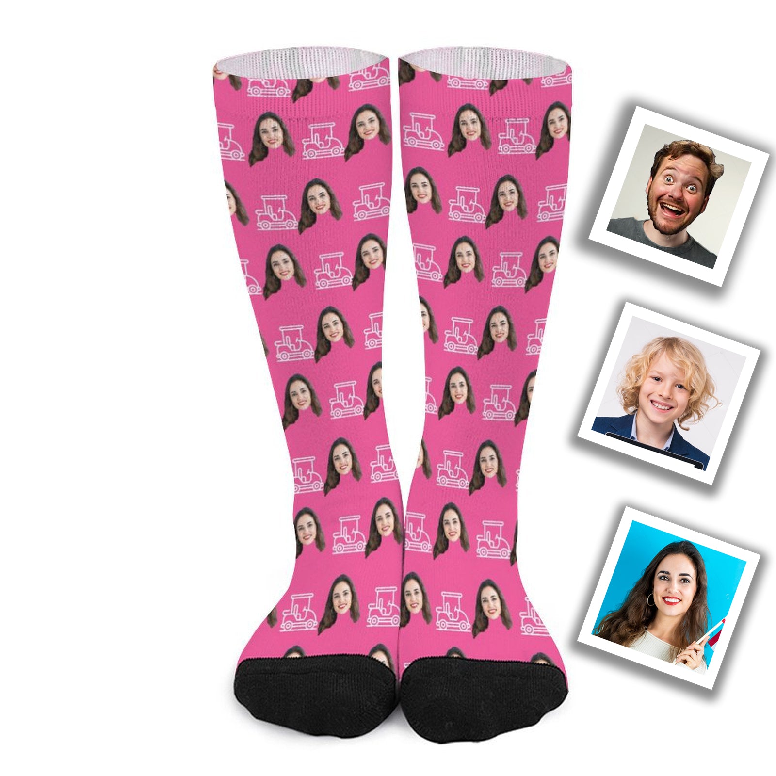 Custom Photo Funny Face- Prined socks Gifts for Men Women