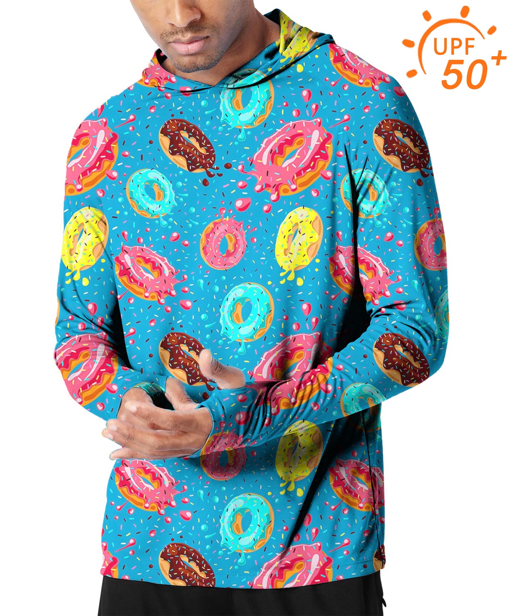 Men's Outdoor Hole In One Golf Sun Protection Slim Fit hoodies